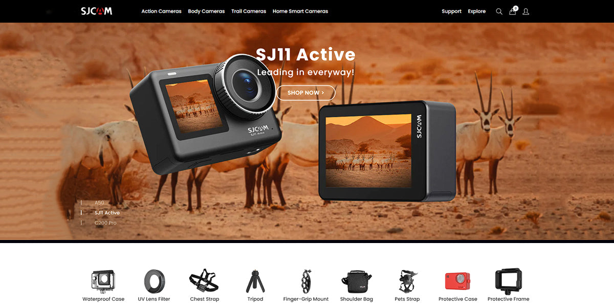 Action Cameras for Sale | Best Sports Camera - IN.SJCAM Store | India – Big Trends
